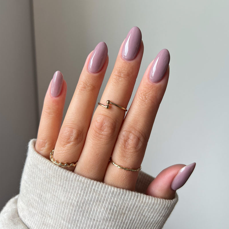 Sincere Mauve Grey Nail Powder | Neutral Nail Designs | GLAMRDiP ...
